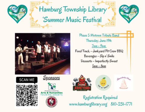 Hamburg Township Library – Summer Music Festival - Michigan Humanities