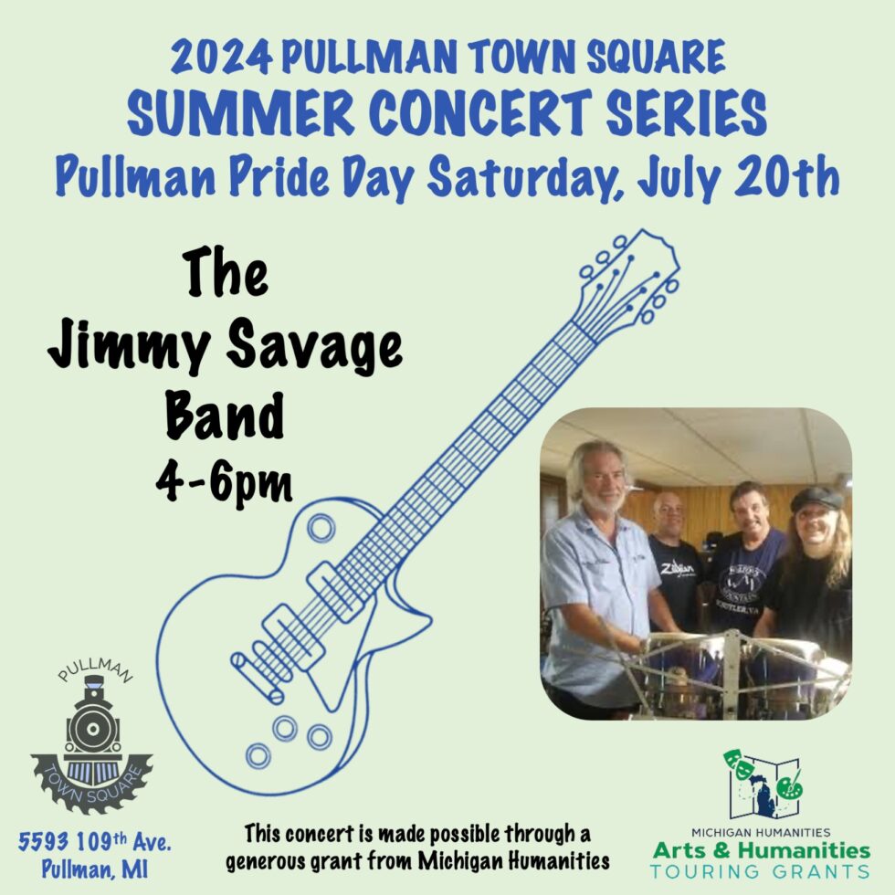 Pullman Square Summer Concert Series – The Jimmy Savage Band - Michigan ...